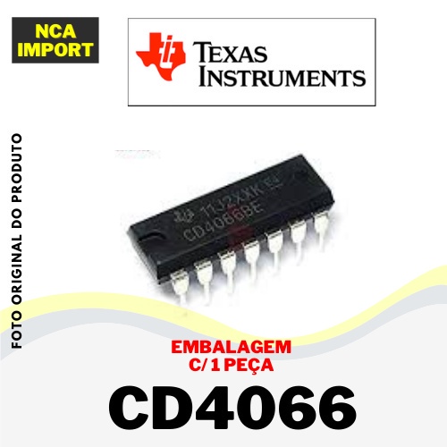Circuito Integrado CD4066 | Shopee Brasil