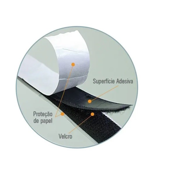 5 Metros Velcron Rolo C/adesivo 50mm | Shopee Brasil