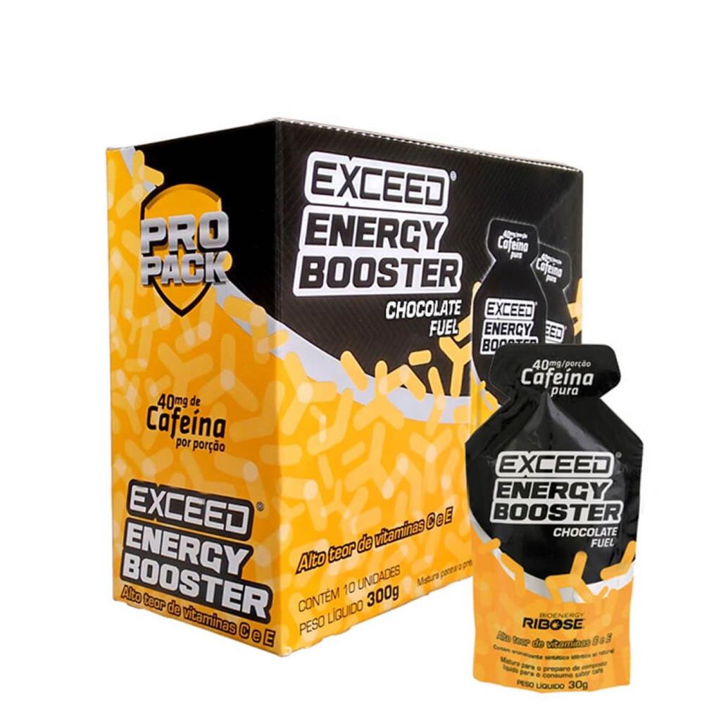 Exceed Energy Booster Gel 40mg Cafeina 10un Escolha O Sabor | Shopee Brasil