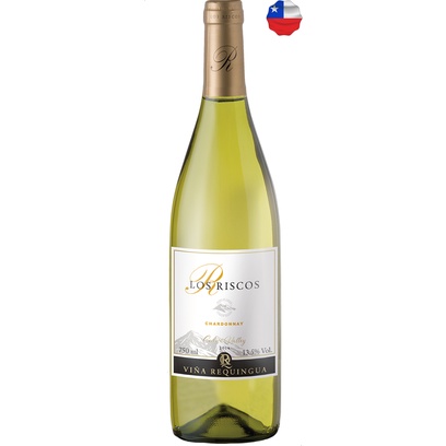 Vinho Chileno Los Riscos Chardonnay 750ml | Shopee Brasil