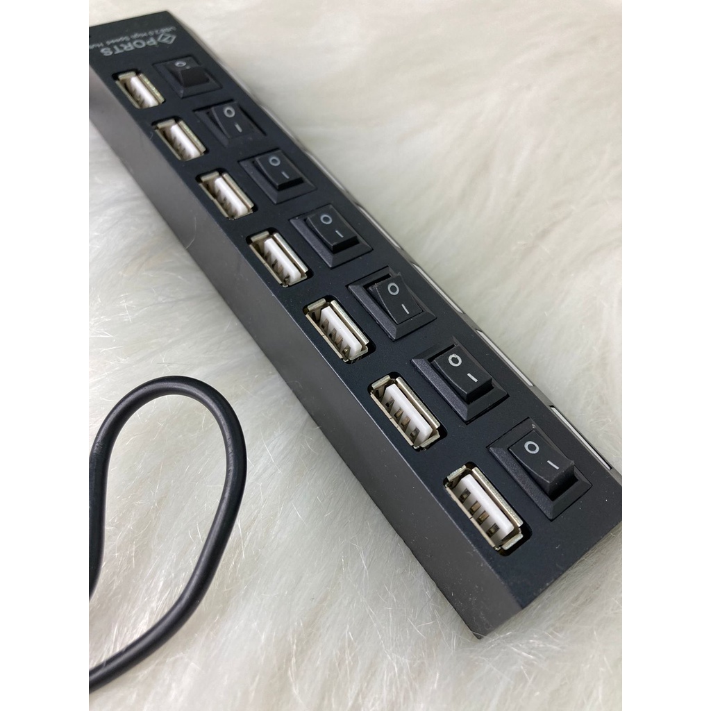 Extensão Hub Usb 7 Entradas Para Notebook,Pc e Para Carregar Celular ...