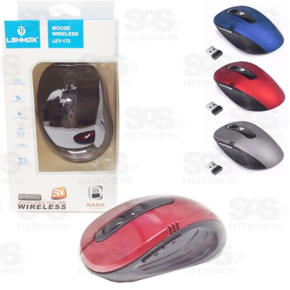 Mouse Optico sem Fio Wireless 2.4G LEY-172 | Shopee Brasil