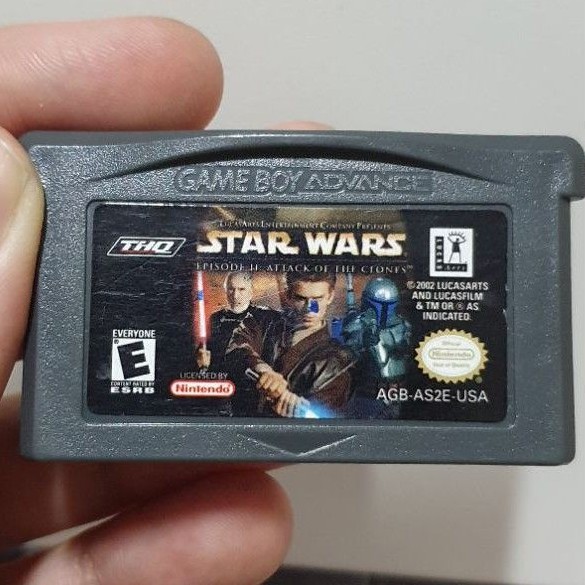 Star Wars Episode II Attack of the Clones Game Boy Advance GBA | Shopee ...
