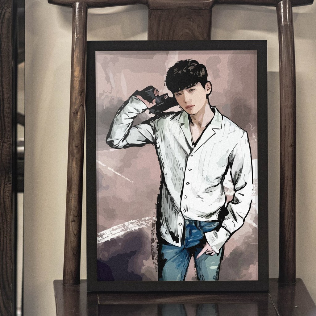 Quadro W Dois Mundos Kang Chul | Shopee Brasil