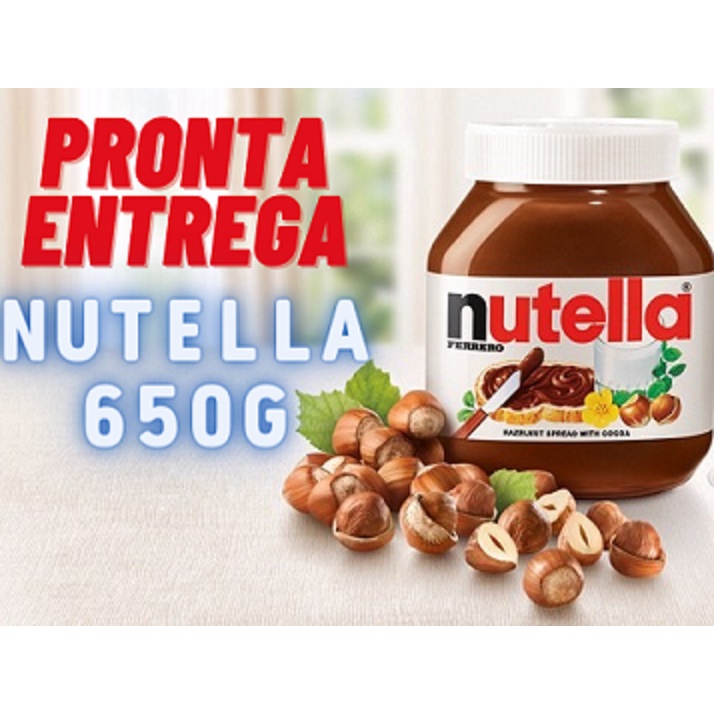 Nutella Pote Grande 650g Original Creme de Avelã Com Cacau Envio Imediato | Shopee Brasil
