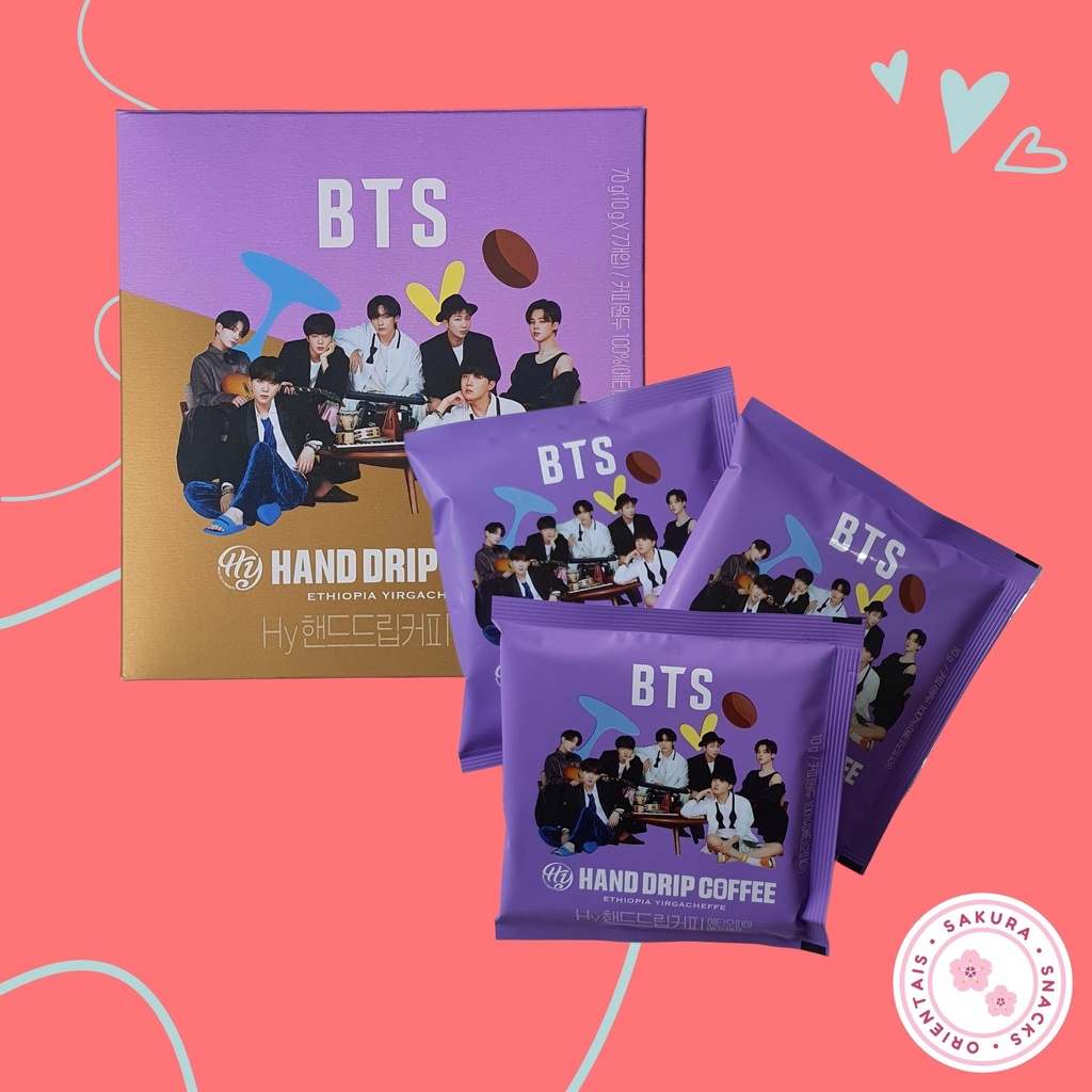 HY Hand Drip Coffee - BTS - Café em Pó - Sachê - Escorrega o Preço
