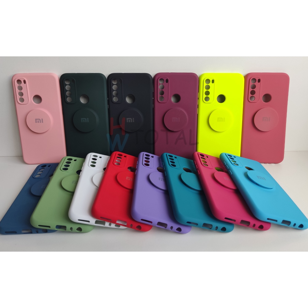 Capa Case Capinha Xiaomi Redmi Note 8 2021 Silicone Aveludada Pop