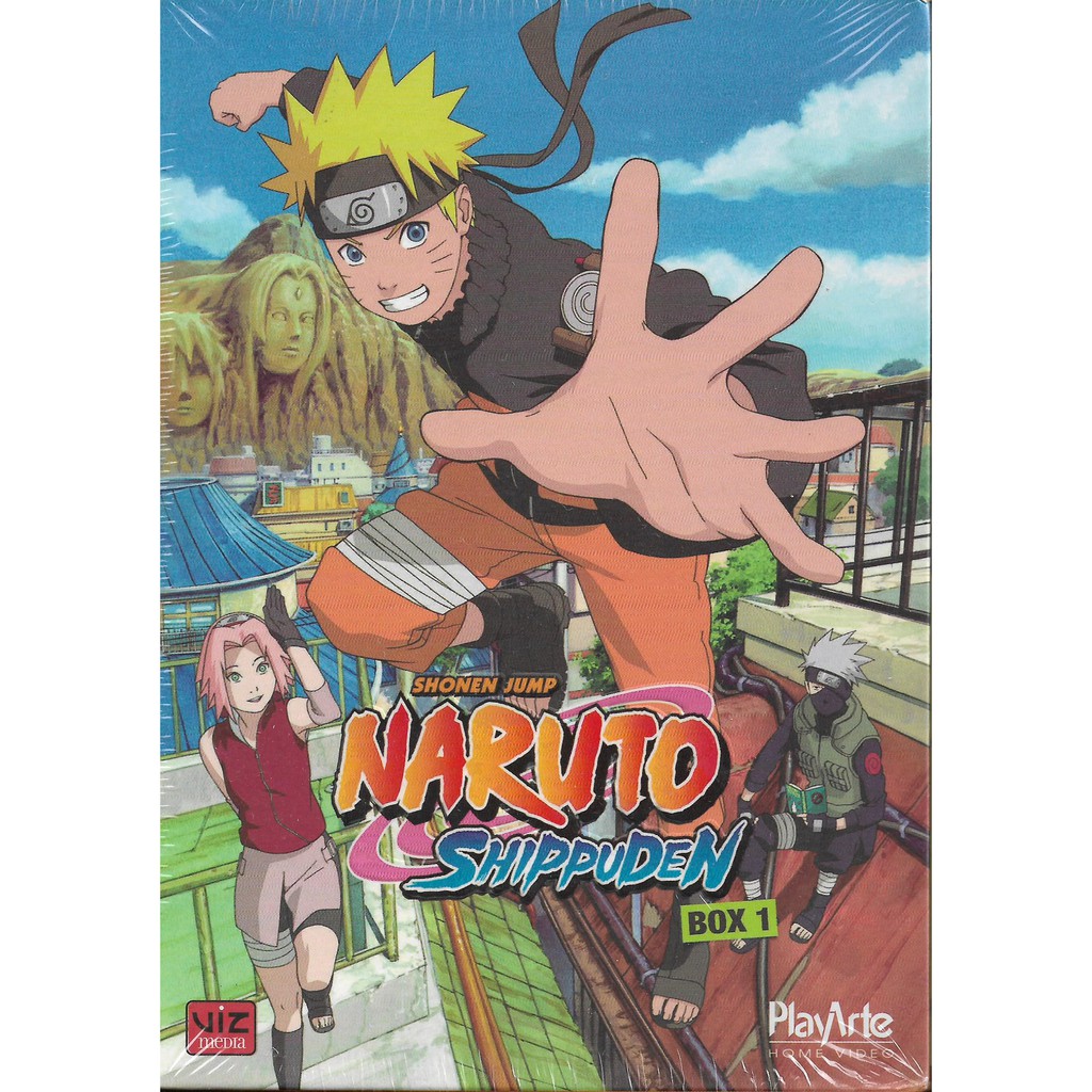 Naruto Shippuden - Box 1 com 5 DVDs - Novo Lacrado | Shopee Brasil