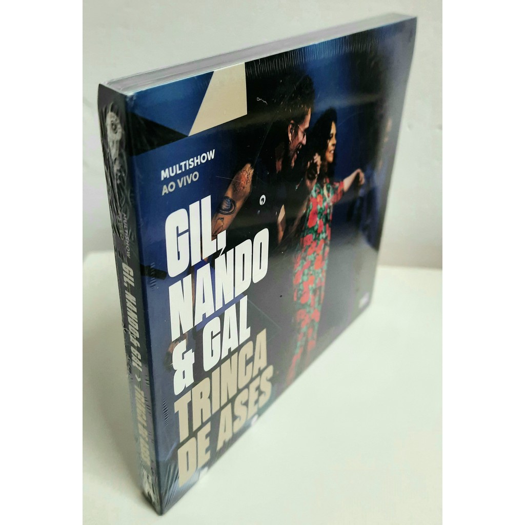 CD Trinca de Ases - Gilberto Gil + Gal Costa + Nando Reis - Duplo - Lacrado | Shopee Brasil
