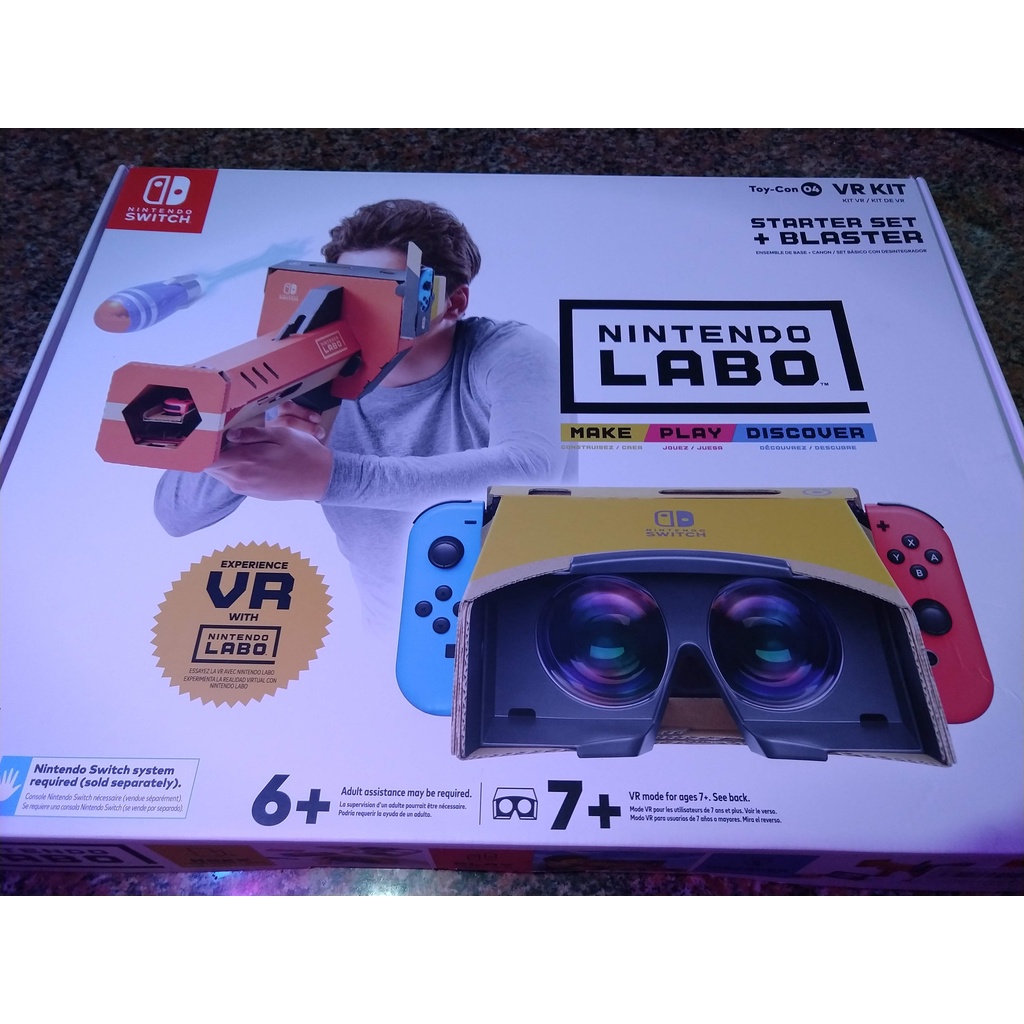 Nintendo Labo Starter Set + Blaster | Shopee Brasil