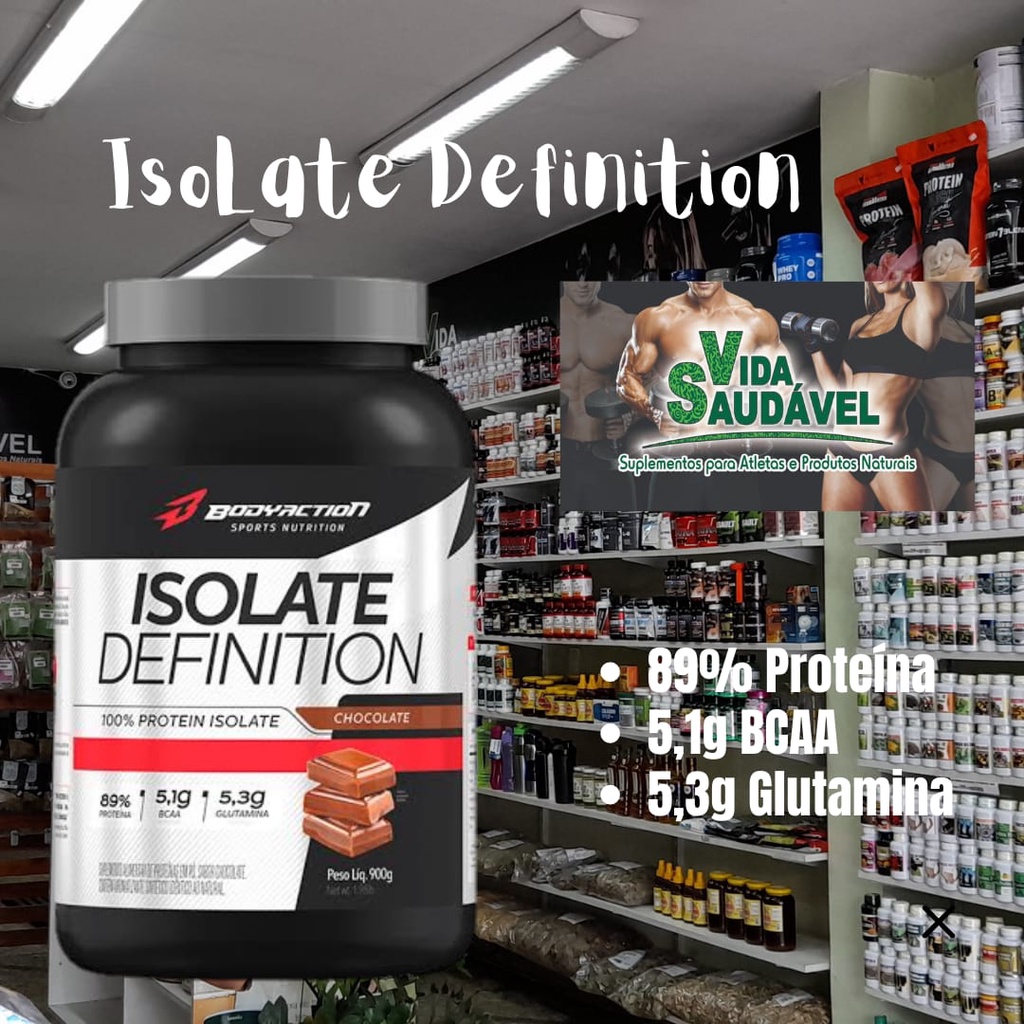 Isolate Definition 900gr- BodyAction | Shopee Brasil