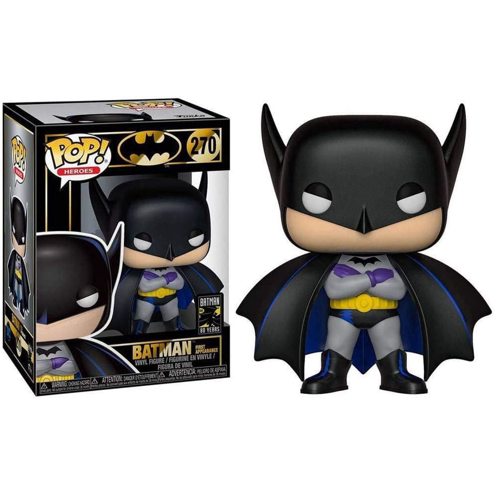Funko Pop Batman #270 - 80th 1st Appearance (1939) | Shopee Brasil