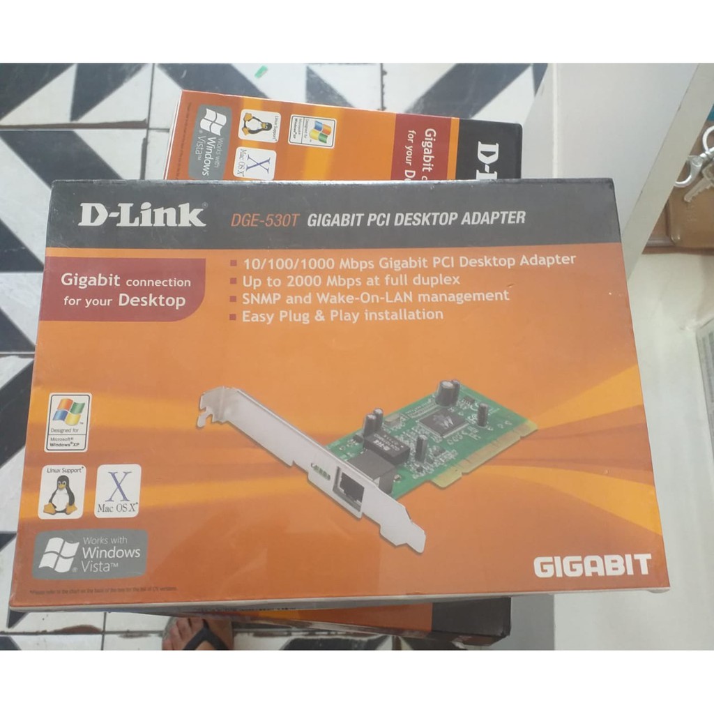 PLACA DE REDE RJ45 D-LINK GIGABIT | Shopee Brasil
