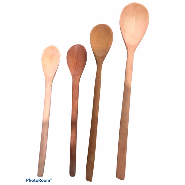 Colher de madeira artesanal de 25cm a 37cm | Shopee Brasil