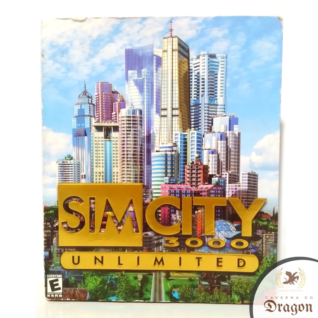 Sim City 3000 Unlimited Big Box Original PC | Shopee Brasil