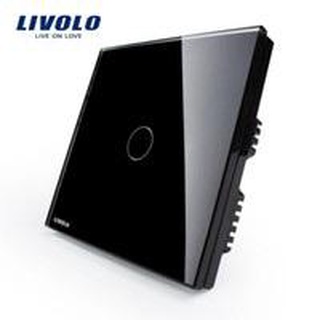 Livolo Inter. Touch Screen 1 Botao Preto C6-1C-12 VL-C601 | Shopee Brasil