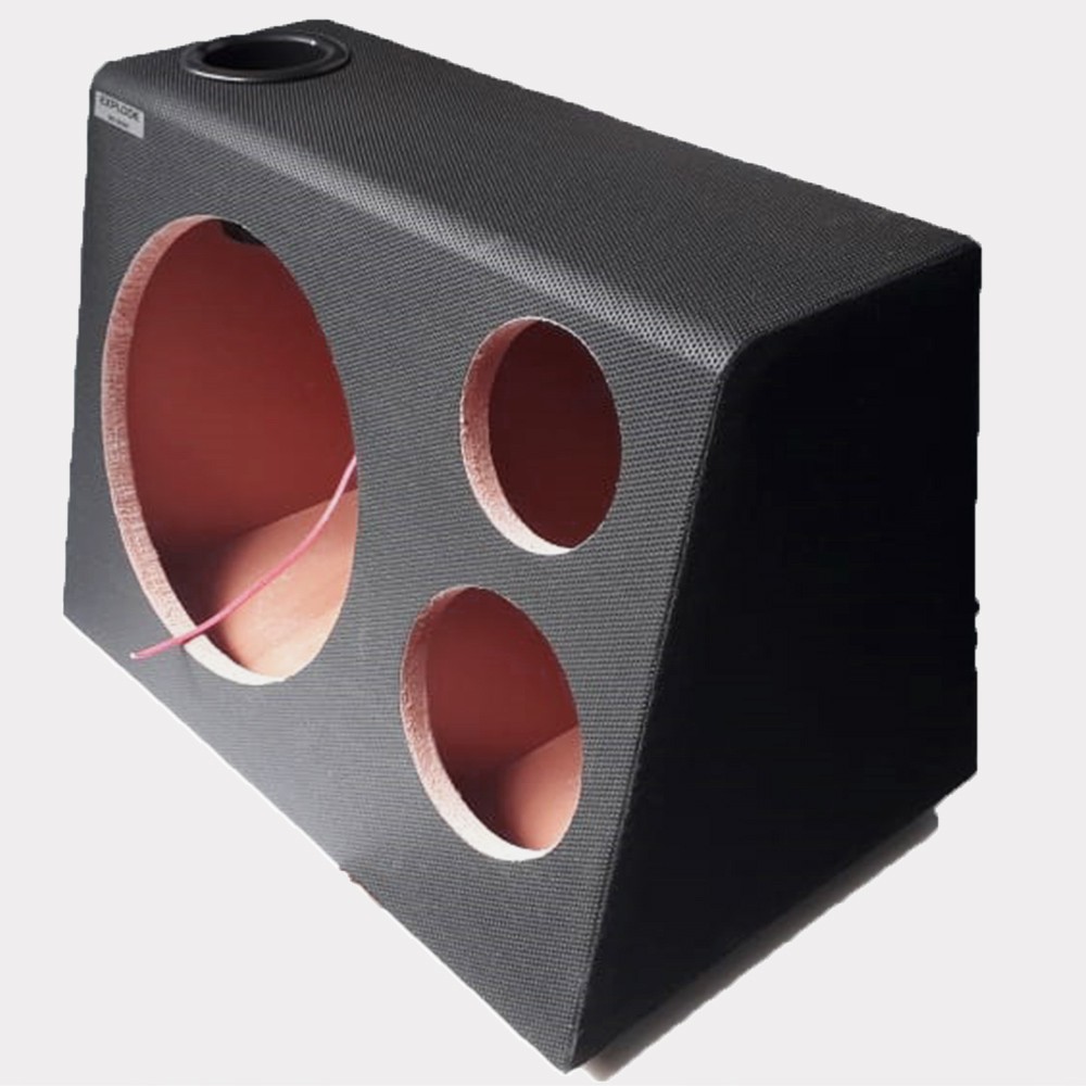 Caixa De Madeira Para Som Automotivo Trio De 12 Polegadas | Shopee Brasil