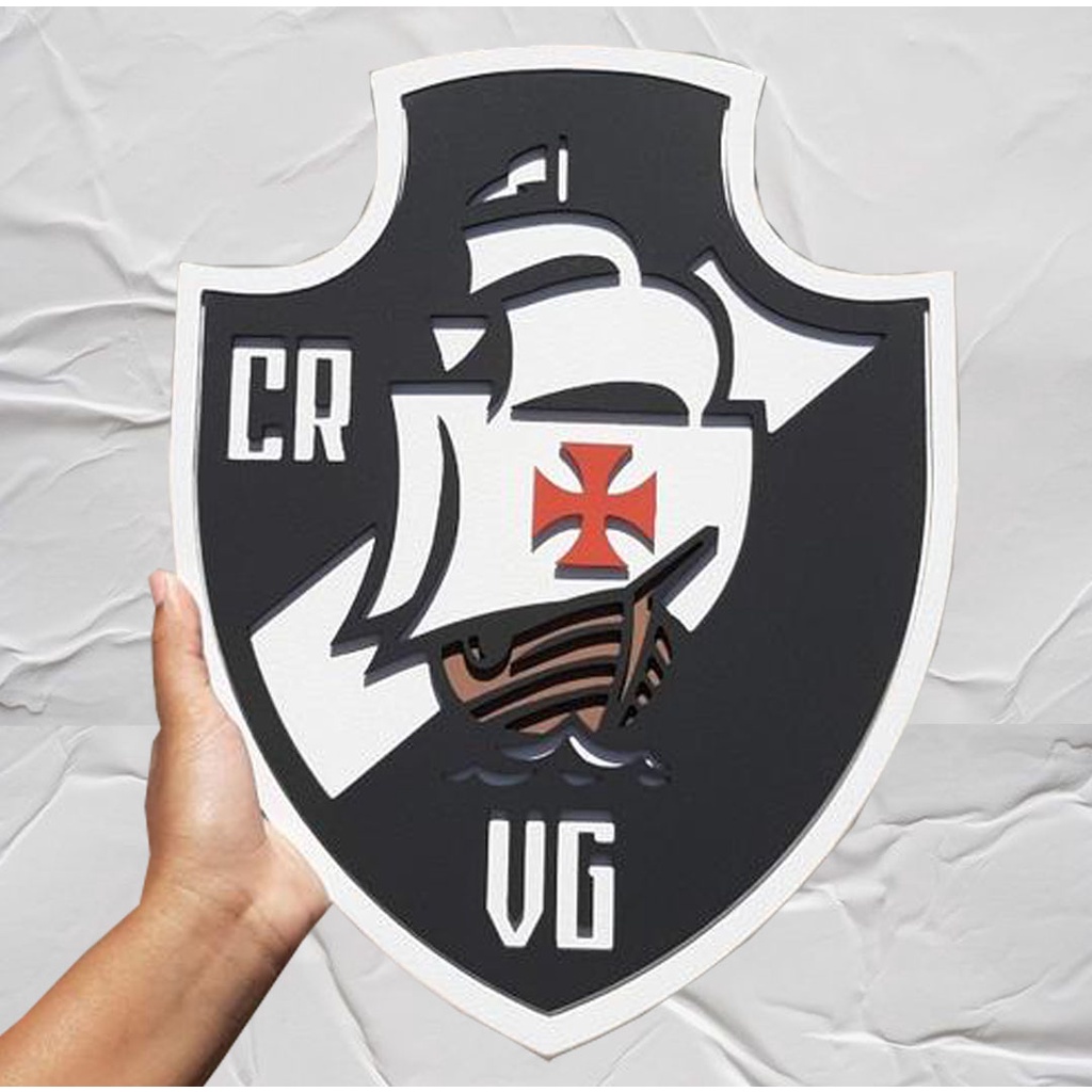 Escudo Vasco da Gama 3D | Shopee Brasil