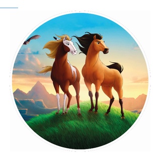 Painel De Festa Redondo Sublimado Em Tecido Tema Spirit | Shopee Brasil