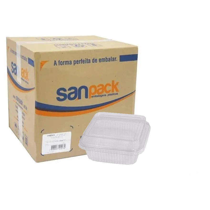 Embalagem Quadrado P/ Doce Pequeno Sanpack S-641 C/300 - Escorrega o Preço