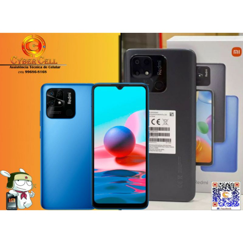 Smartphone Xiaomi Redmi 10C Dual SIM de 128GB / 4GB RAM de 6.71" 50 ...