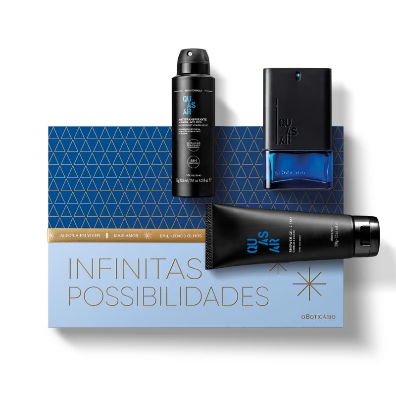 Kit Presente Quasar (3 itens) | Shopee Brasil