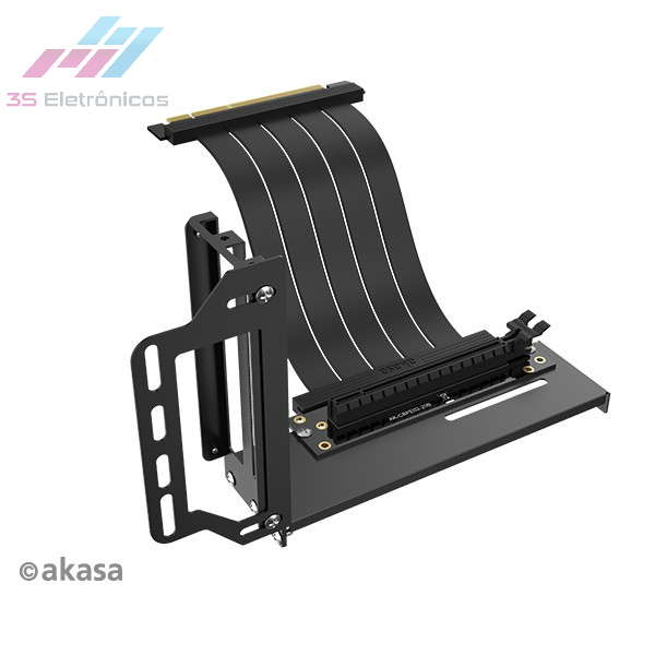 Suporte Placa De Video Vertical Gpu Com Cabo Riser Pcie X16 3.0 - AKASA ...