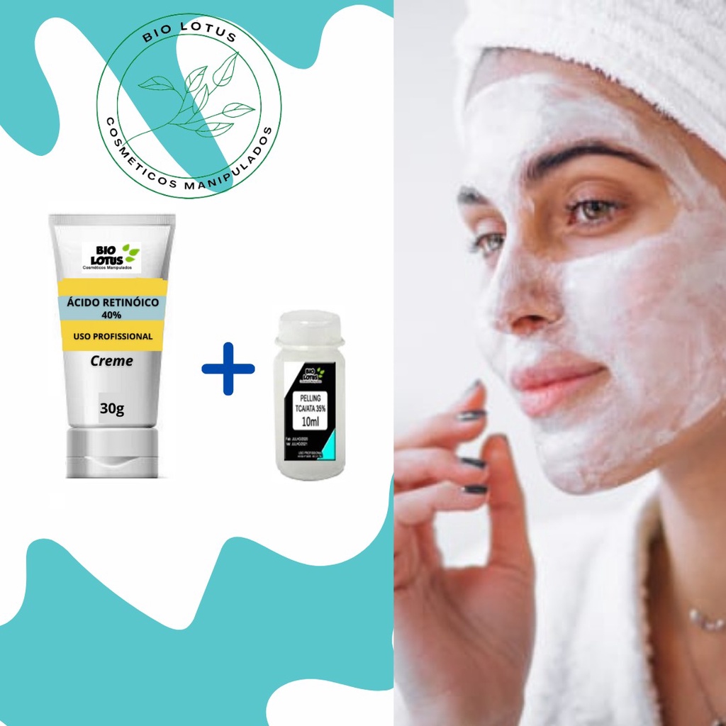 Creme Tira Manchas Rosto Melasma E Marcas De Espinha de 30g + TCA 35% ...