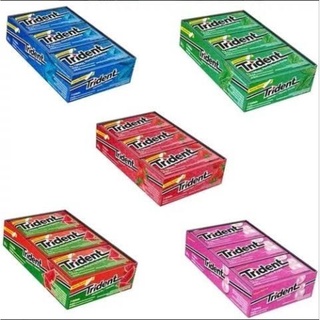 Trident Chiclete 21 unidades - Sabores sortidos na caixa | Shopee Brasil