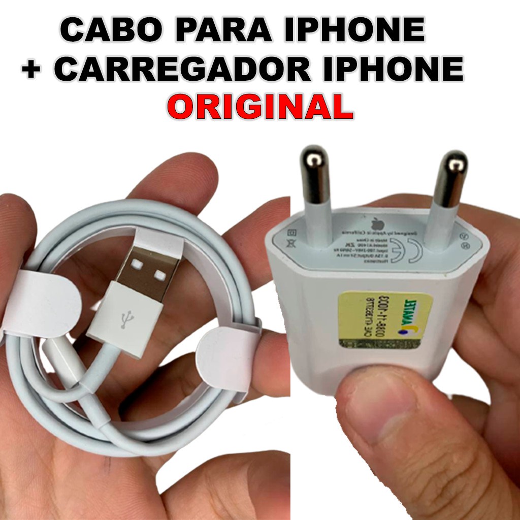 Kit Carregador Para iPhone Turbo Original Lehmox Usb | Shopee Brasil