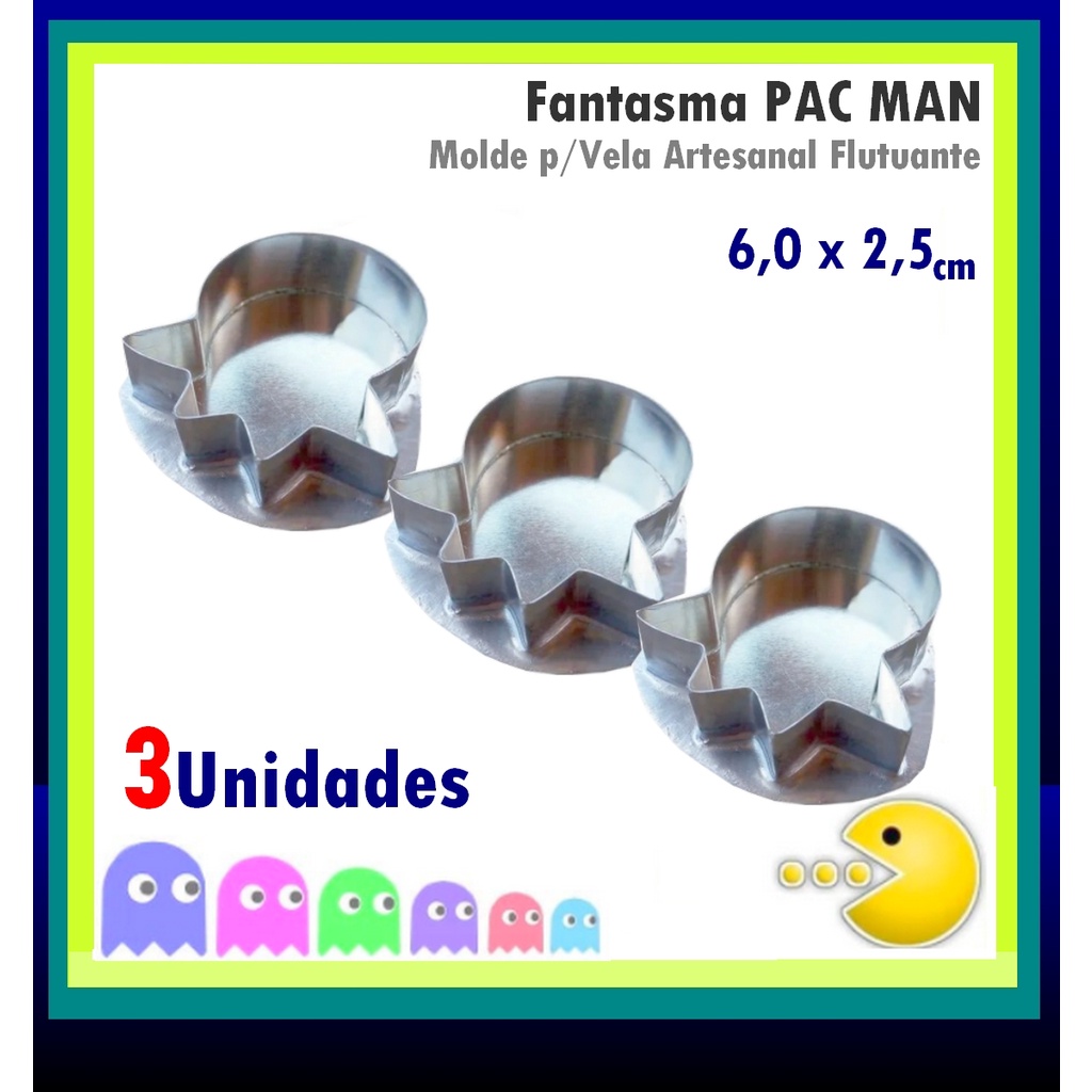 3 Moldes Flutuantes Pac Man | Shopee Brasil