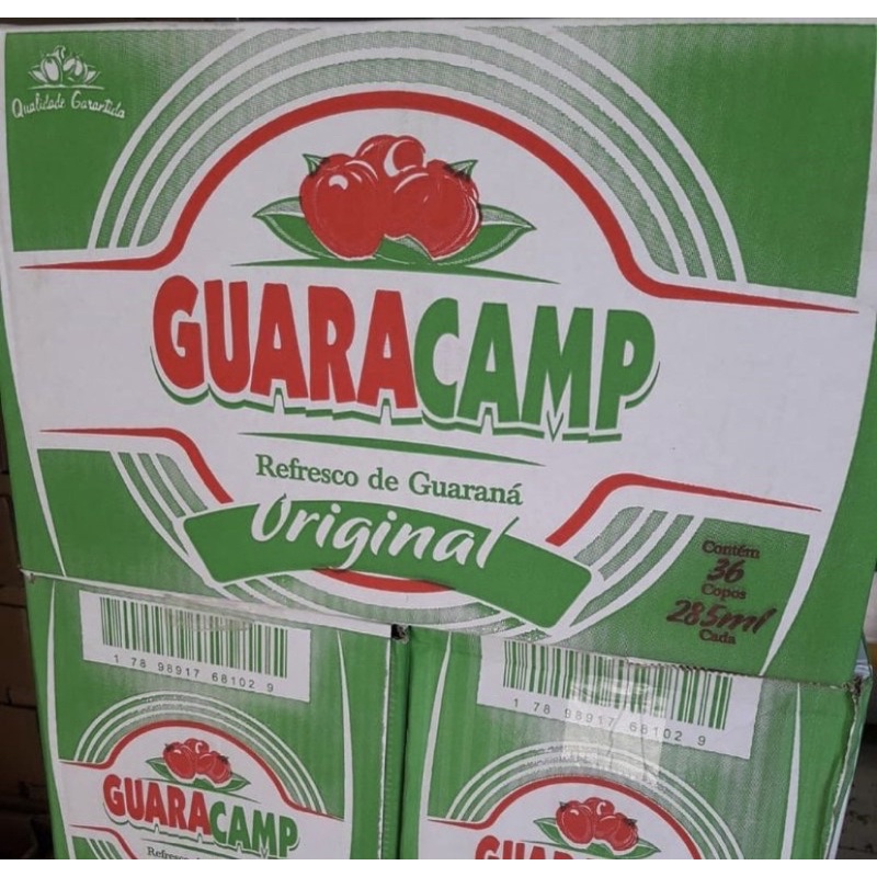 Guaracamp Caixa C/ 36 unidades Guaraná Natural Original 285ml | Shopee ...