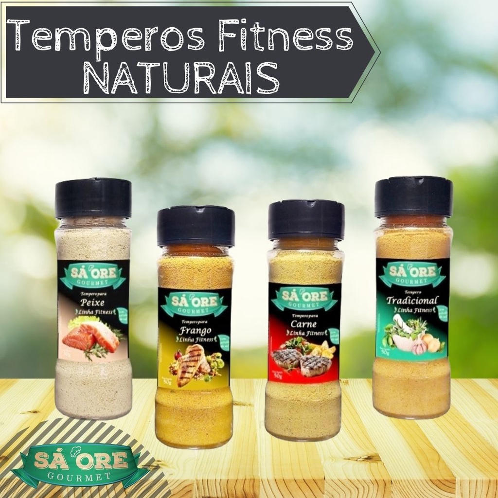 Tempero Natural Para Carne Completo Frango Peixe Fitness Sem Sal Pote ...