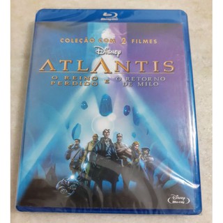 Blu-ray Disney Atlantis O Reino Perdido e O Retorno de Milo (Original ...