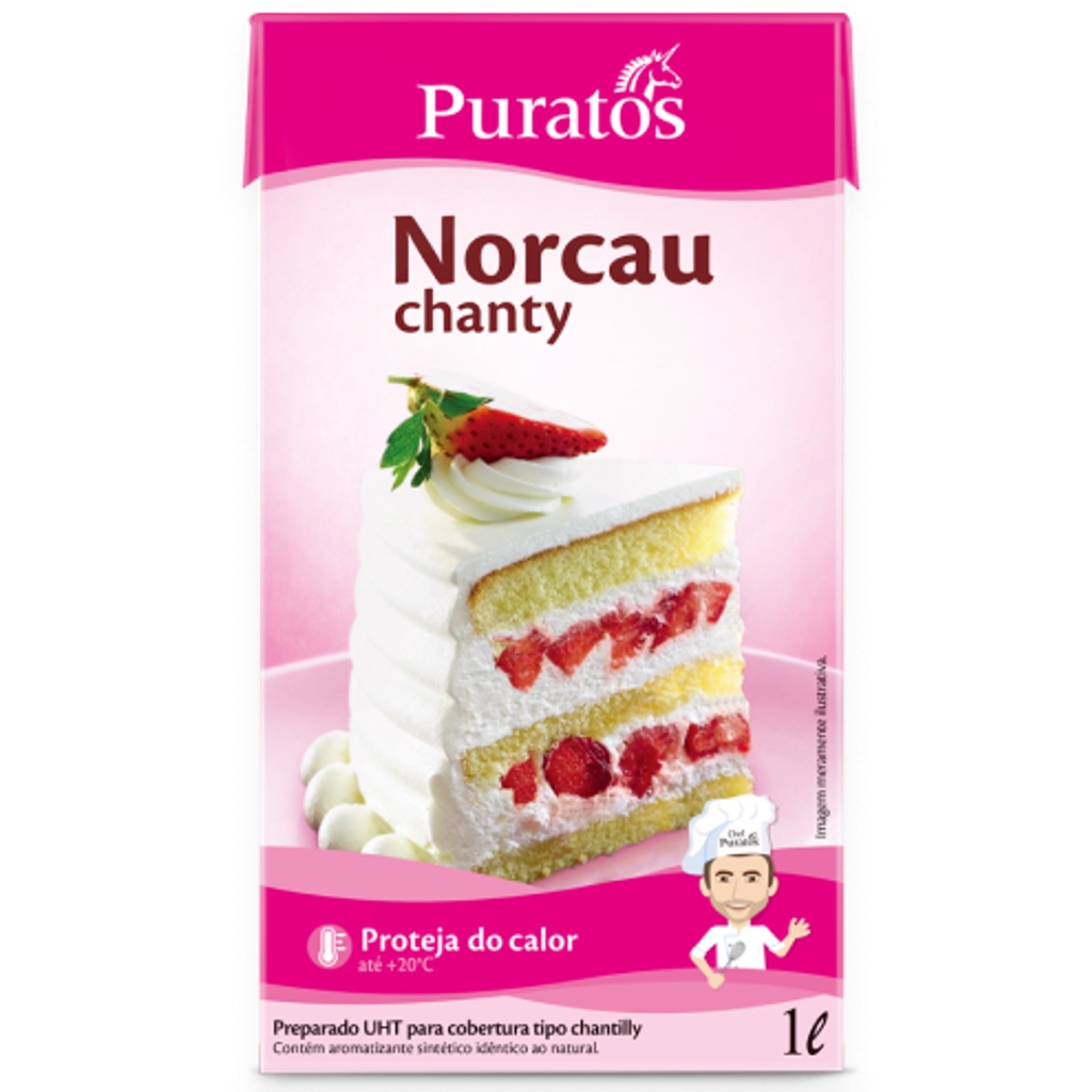 Creme Chantilly Norcau Chanty 1 Litro - Puratos | Shopee Brasil