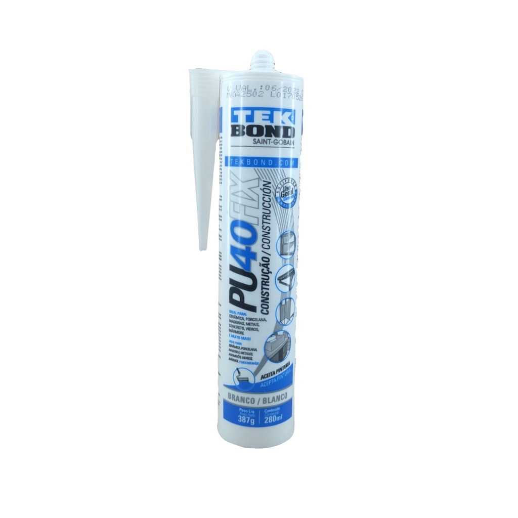 Selante Adesivo Pu 40 Multi Branco 400g Barone Multiuso Obra ...
