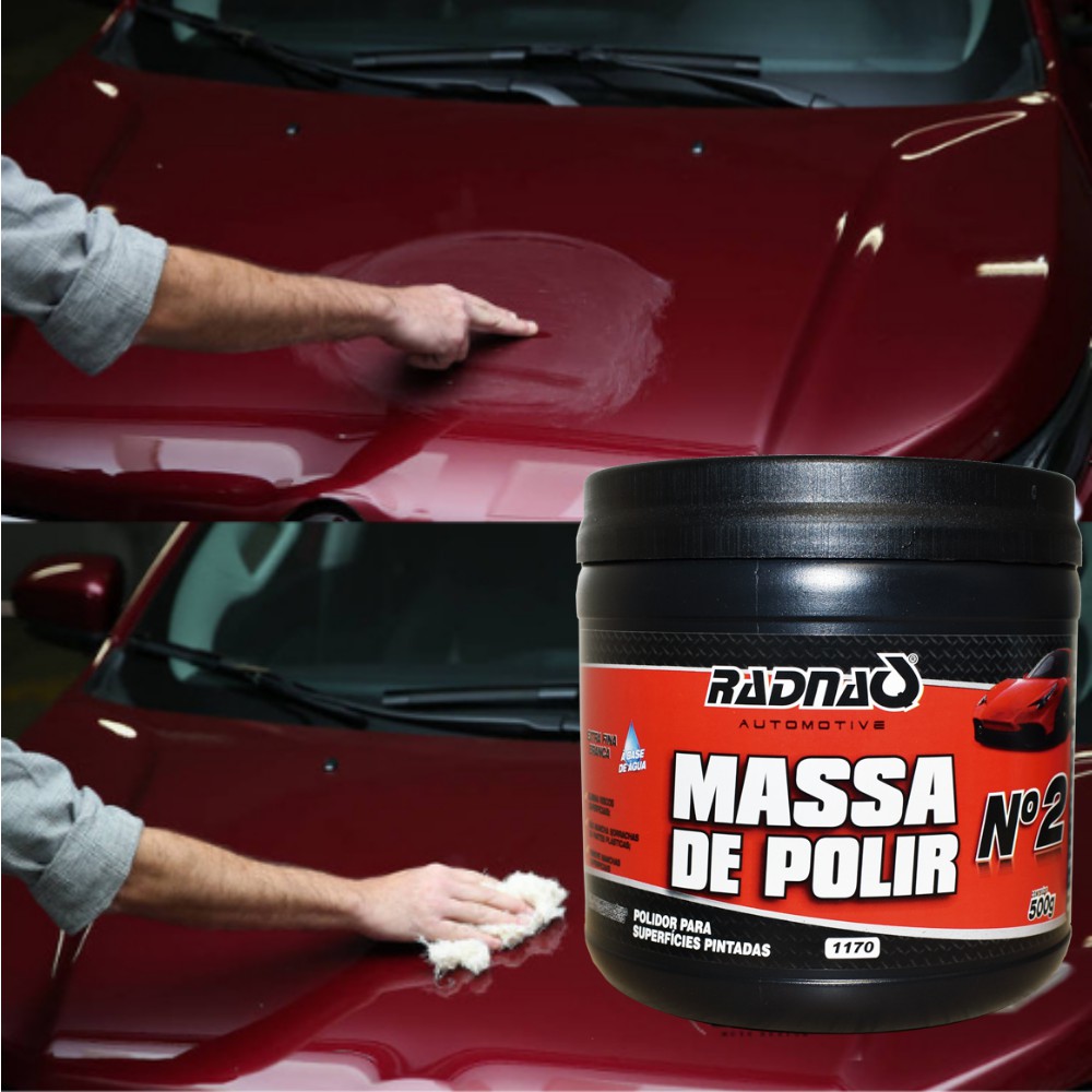 Massa Para Polir N2 - 500g - Tira Riscos Da Brilho Tira Manchas RADNAQ | Shopee Brasil