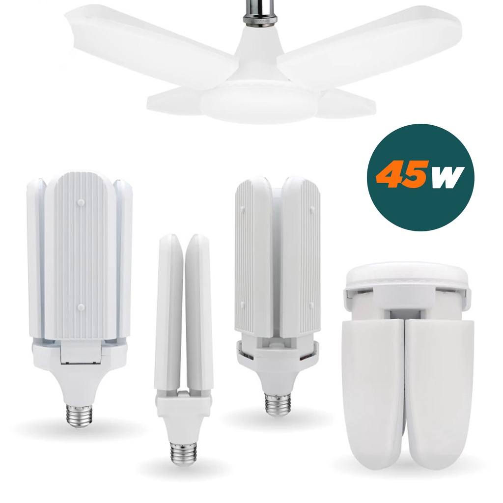 Lampada de Led 110V Petalas Dobravel Ajustavel Decoracao Casa Regulavel ...