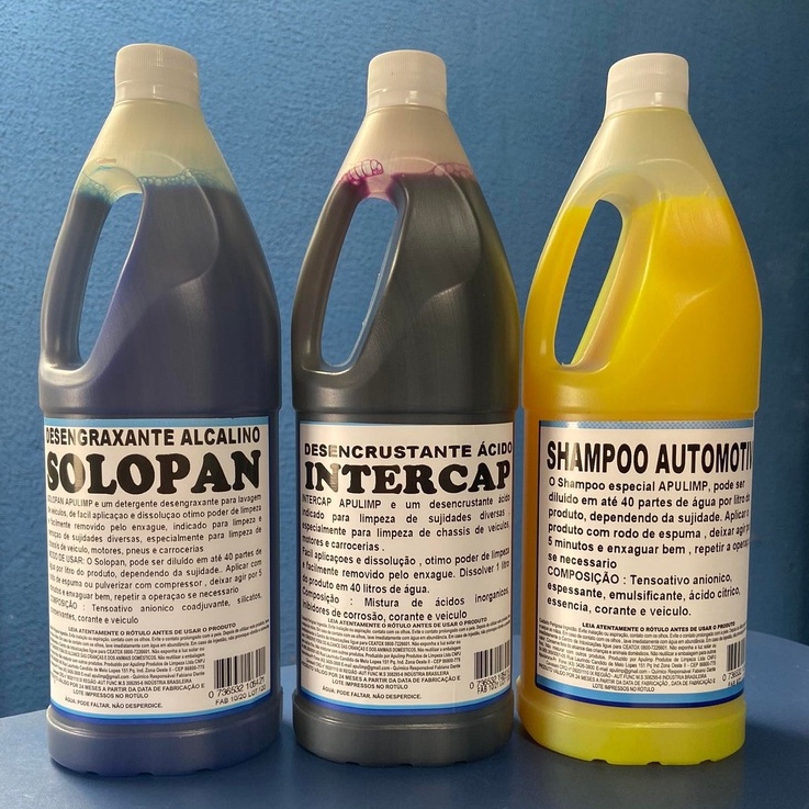 kit automotivo intercap solopan shampoo 1 litro | Shopee Brasil