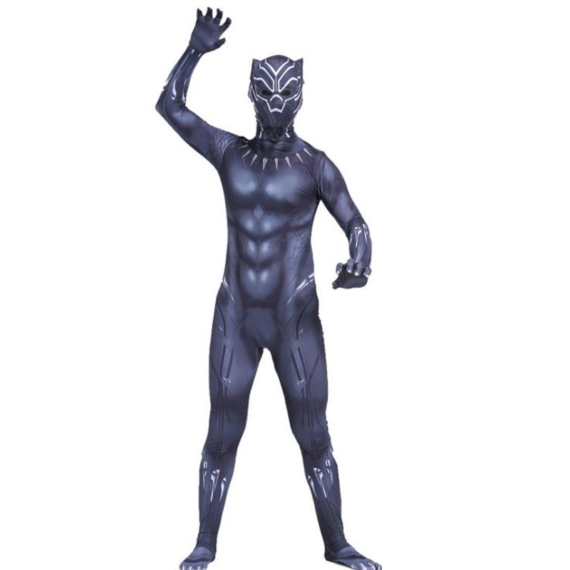 Fantasia Cosplay Pantera Negra Traje Adulto Avengers 3d | Shopee Brasil