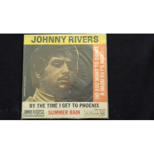 Compacto Johnny Rivers - Summer Rain - Vinil 1968 Duplo | Shopee Brasil