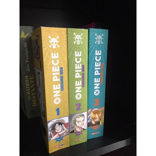 One Piece 3 em 1 - Volumes: 1,2 e 3 - Desconto no Preço