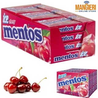 MENTOS ICE CHERRY Caixa Com 12 Caixa Envio Imediato | Shopee Brasil