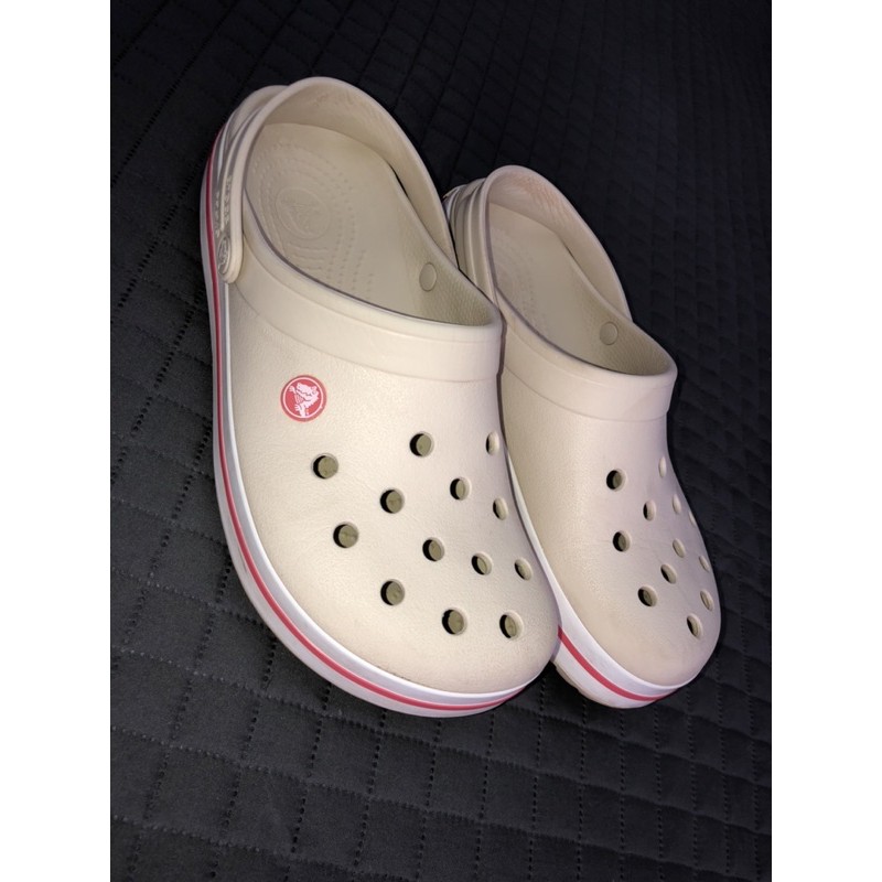 crocs creme e rosa | Shopee Brasil