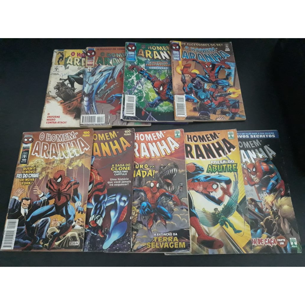 Homem-Aranha - Formatinho Abril - HQ - Marvel - Mensal | Shopee Brasil