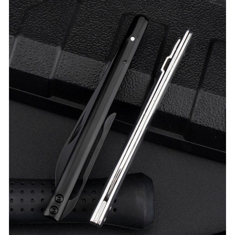 caneta de aço inoxidável leve dobrável afiada fora da caixa portátil ...