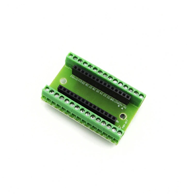 Placa Borne Terminal Adaptador Screw Shield Para Arduino Nano - Montado ...