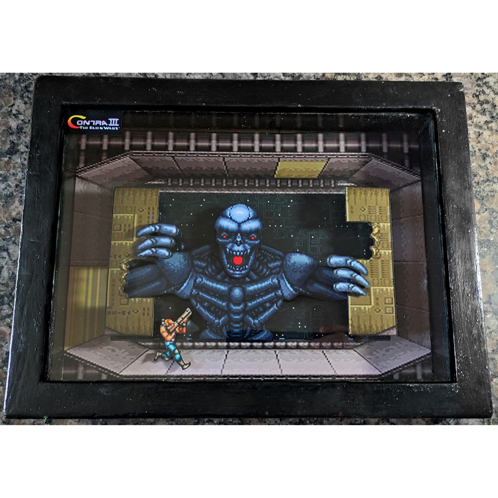 Diorama Contra 3 The Alien Wars | Shopee Brasil