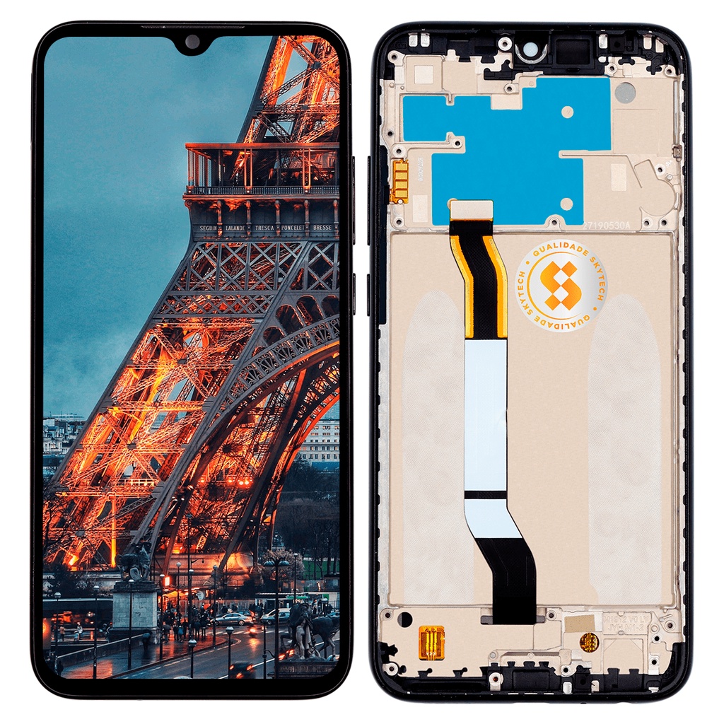 Tela Frontal Display Touch LCD Compativel Xiaomi Redmi Note 8 Com Aro Nacional | Shopee Brasil