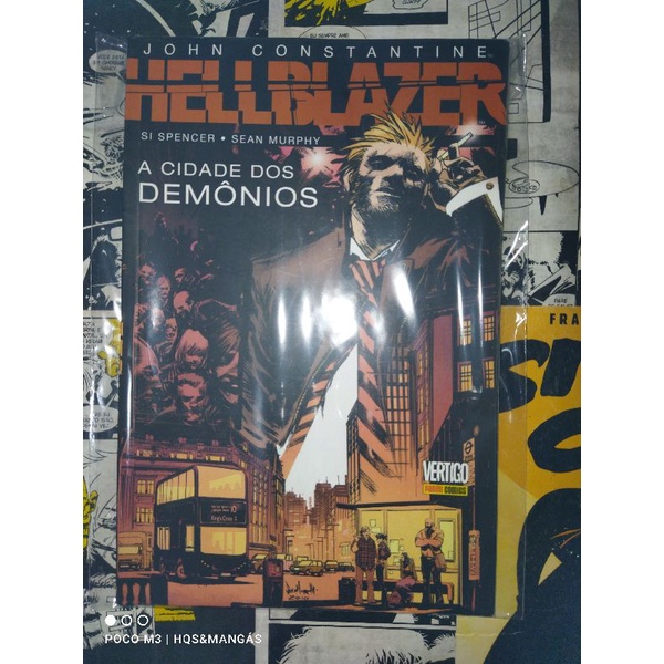 HQ Hellblazer A cidade dos demônios John Constantine Vertigo Panini | Shopee Brasil